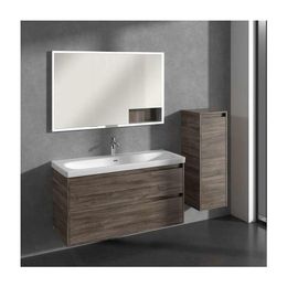 Villeroy & Boch Villeroy und Boch Skyla Seitenschrank C80201RK 1 T&uuml;r, 1 Schublade, 350 x 1000 x 349 mm, Stone Oak