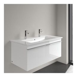 Villeroy & Boch Villeroy & Boch Venticello Waschtisch 4104AKR1 100x50 cm, weiss Ceramicplus, 2 Hahnl&ouml;cher