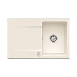 Villeroy & Boch Villeroy und Boch Flächenbündige Spüle 33342FKR mit Ablaufgarnitur und Exzenterbetätigung, Crema