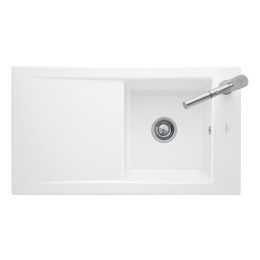 Villeroy & Boch Villeroy und Boch Timeline 50 Flat Flächenbündige Spüle 33070FFU Spülbecken, ivory