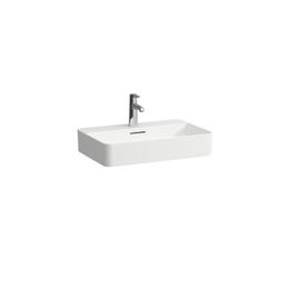 Laufen Val Waschtisch-Schale H8122854001041 60x40cm, wei&szlig; LCC, mit &Uuml;berlauf, 1 Hahnloch