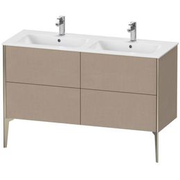 Duravit XViu Waschtisch-Unterschrank XV44850B175 128x48x59,4cm, 4 Ausz&uuml;ge, stehend, champagner matt, leinen