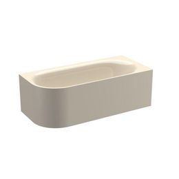 Bette BetteLux Oval Silhouette Badewanne 3435-001CELVS pergamon, 175x80x45cm