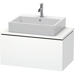 Duravit L-Cube Waschtisch-Unterschrank LC580201818 82 x 47,7 cm, wei&szlig; matt, f&uuml;r Konsole, 1 Auszug