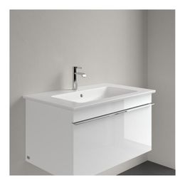 Villeroy & Boch Villeroy und Boch M&ouml;bel-Waschtisch 41048LRW 80 x 50 cm, mit Hahnloch, mit &Uuml;berlauf, stone white C-plus