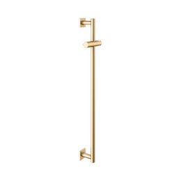 KEUCO IMXO Brausestange 59585250902 messing geb&uuml;rstet, H&ouml;he 855mm, Brauseschieber, Rosetten eckig