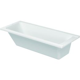 Duravit Badewanne D-Code 700098000000000 Einbauversion, Ablauf Fu&szlig;seite, weiss