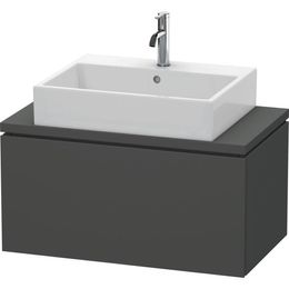 Duravit L-Cube Waschtisch-Unterschrank LC580204949 82 x 47,7 cm, graphit matt, f&uuml;r Konsole, 1 Auszug