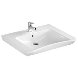 Vitra Conforma Waschtisch 5291B003-0001 65x56cm, weiß, Überlauf/Hahnloch mittig