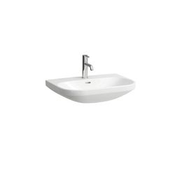 Laufen Lua Waschtisch H8110860001041 65x46cm, wei&szlig;, mit &Uuml;berlauf, mit 1 Hahnloch