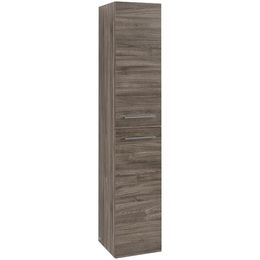 Villeroy & Boch Villeroy und Boch Avento Hochschrank A89400RK 35x176x37,2cm, Anschlag links, 2 T&uuml;ren, Stone Oak