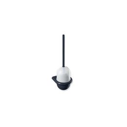 HEWI 477 Toilettenb&uuml;rstengarnitur 477.20B1000592 141x470x140mm, Oberteil matt wei&szlig;, Wandmontage, matt, anthrazitgrau