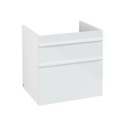 Villeroy & Boch Villeroy und Boch Venticello Waschtisch-Unterschrank A92402RE 60,3 x 59 x 50,2 cm, Griff White, Glass Glossy White