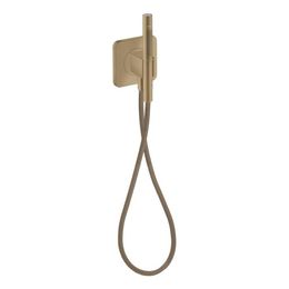 Hansgrohe Axor Citterio C Portereinheit 49626140 120/120 softsquare, mit Stabhandbrause 2jet, brushed bronze
