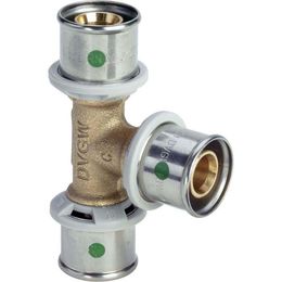 Viega Sanfix-P T-St&uuml;ck 566876 40 x 32 x 40 mm, mit SC-Contur, Rotguss