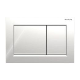 Geberit Bet&auml;tigungsplatten Omega 20 Square 115080KH1 verchromt, f&uuml;r Omega Sp&uuml;lk&auml;sten