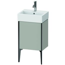 Duravit XViu Waschtisch-Unterschrank XV4531LB207 43,4x33,4x49,3cm, schwarz matt, links, betongrau matt