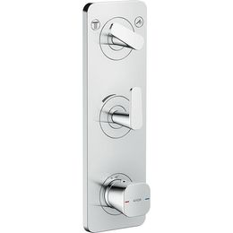 Hansgrohe Axor Citterio C Thermostatmodul 49700000 ohne Struktur, chrom, Unterputz, mit Platte