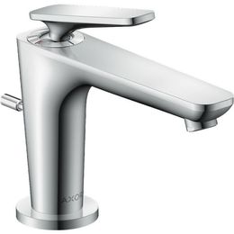 Hansgrohe Axor Citterio C CoolStart Waschtischarmatur 49010000 ohne Struktur, chrom, Ausladung 128mm, Zugstangen-Ablaufgarnitur
