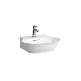 Laufen The new classic Handwaschbecken H8158520001041 50x45cm, mit &Uuml;berlauf, mit 1 Hahnloch, wei&szlig;