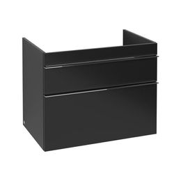 Villeroy & Boch Villeroy & Boch Venticello Waschtischunterschrank A92501PD, 75,3x59x50,2 cm, Black Matt Lacquer