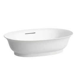 Laufen The new classic Waschtisch-Schale H8128530001091 55x38cm, ohne Hahnloch, mit &Uuml;berlauf, wei&szlig;