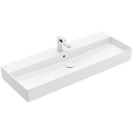 Villeroy & Boch Villeroy & Boch Memento 2.0 Waschtisch 4A22CLRW 120 x 47 cm, Stone White C-plus, mit Hahnloch, mit &Uuml;berlauf