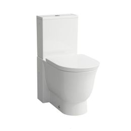 Laufen The new classic Stand-WC-Kombination H8248584000001 37x70cm, spülrandlos, weiß LCC