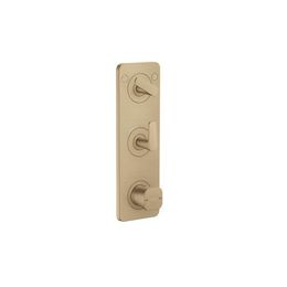 Hansgrohe Axor Citterio C Thermostatmodul 49700140 ohne Struktur, brushed bronze, Unterputz, mit Platte