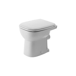 Duravit D-Code Stand Flachspül WC 2109090000 Abgang waagrecht, weiss