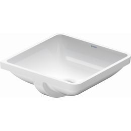 Duravit Starck 3 Einbauwaschtisch 0305430000 ohne Hahnlochbank, wei&szlig;