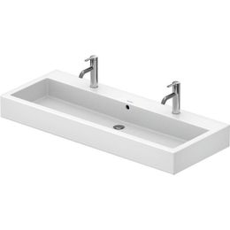 Duravit Waschtisch Vero 0451200261 120x47cm, weiss WonderGliss, geschliffen, 2 HL