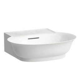 Laufen The new classic Aufsatzhandwaschbecken H8168520001091 50x45cm, Unterseite geschliffen, mit &Uuml;berlauf, ohne Hahnloch, wei&szlig;