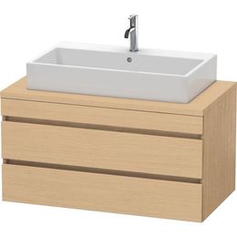 Duravit DuraStyle Waschtisch-Unterschrank DS531903030 100 x 54,8 cm, Eiche natur, f&uuml;r Konsole, 2 Schubk&auml;sten