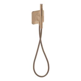 Hansgrohe Axor Citterio C Portereinheit 49626310 120/120 softsquare, mit Stabhandbrause 2jet, Brushed Red Gold