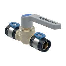 Geberit FlowFit Kugelhahn 619853001 &Oslash; 32 mm, 12,8 cm, mit Bet&auml;tigungshebel