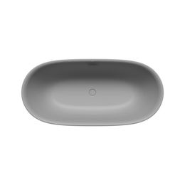 Kaldewei Meisterst&uuml;ck OYO DUO Badewanne freistehend 1051-4034 205143530663 173 x 82 cm, mit &Uuml;berlauf, cool grey 30