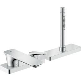Hansgrohe Axor Citterio C 3-Loch Einhebel-Wannenrandarmatur 49430000 ohne Struktur, chrom, Ausladung 155mm