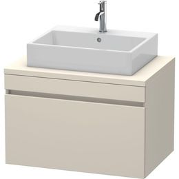 Duravit DuraStyle Waschtisch-Unterschrank DS531209191 80 x 54,8 cm, taupe, f&uuml;r Konsole, 1 Auszug