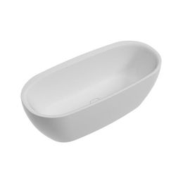 Hoesch iSENSI Oval-Badewanne 3823.010 394 l, mit &Uuml;berlaufschlitz, 190x120cm, wei&szlig;