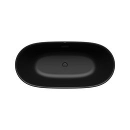 Kaldewei Meisterst&uuml;ck OYO DUO Badewanne freistehend 1051-4034 205143530676 173 x 82 cm, mit &Uuml;berlauf, schwarz matt 100