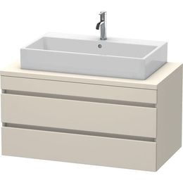 Duravit DuraStyle Waschtisch-Unterschrank DS531909191 100 x 54,8 cm, taupe, f&uuml;r Konsole, 2 Schubk&auml;sten