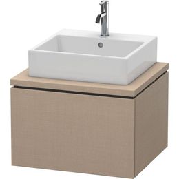 Duravit L-Cube Waschtisch-Unterschrank LC581007575 62 x 54,7 cm, leinen, f&uuml;r Konsole, 1Auszug