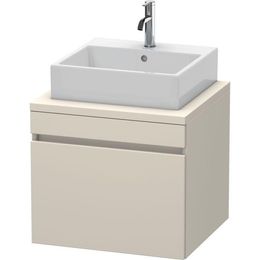 Duravit DuraStyle Waschtisch-Unterschrank DS531009191 60 x 54,8 cm, taupe, f&uuml;r Konsole, 1 Auszug