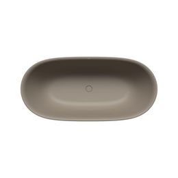 Kaldewei Meisterst&uuml;ck OYO DUO Badewanne freistehend 1050-4035 205043540671 163 x 77 cm, ohne &Uuml;berlauf, warm grey 60
