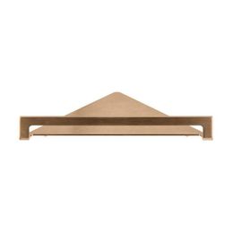 Herzbach Living Eckablage 21.821000.1.39 f&uuml;r Duschutensilien, Wandmontage, 216mm, copper steel