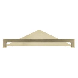 Herzbach Living Eckablage 21.821000.1.41 f&uuml;r Duschutensilien, Wandmontage, 216mm, brass steel