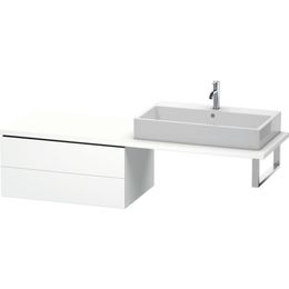 Duravit L-Cube Unterschrank LC583901818 82 x 54,7 cm, wei&szlig; matt, f&uuml;r Konsole, 2 Schubk&auml;sten