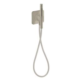 Hansgrohe Axor Citterio C Portereinheit 49626820 120/120 softsquare, mit Stabhandbrause 2jet, brushed nickel