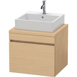 Duravit DuraStyle Waschtisch-Unterschrank DS531003030 60 x 54,8 cm, Eiche natur, f&uuml;r Konsole, 1 Auszug